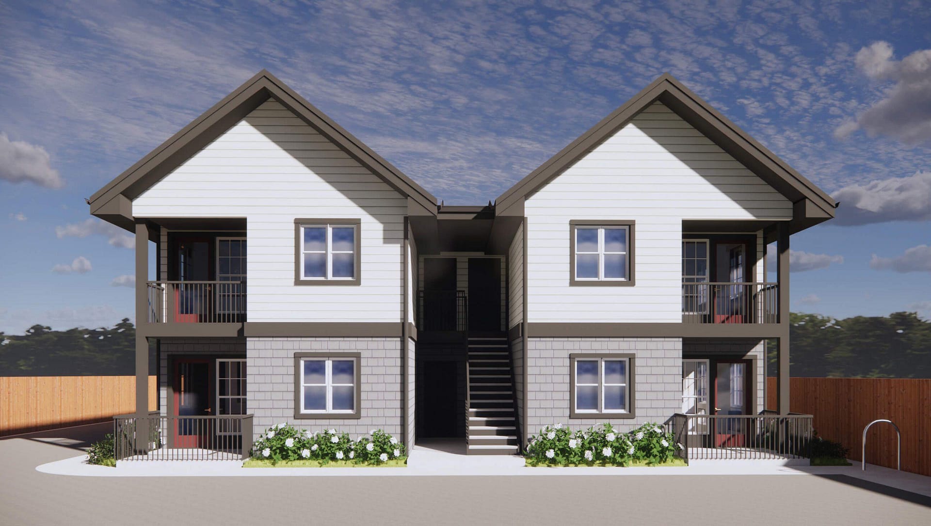 Woodburn Quadplex - Moore Architecture + Design LLC